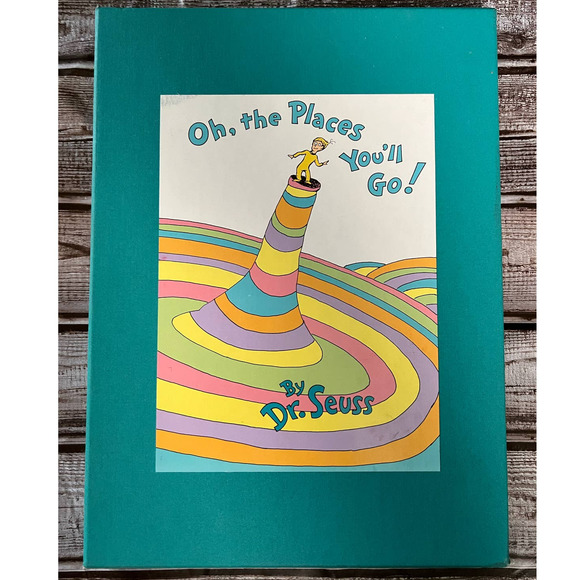 Dr. Seuss | Accents | Collectors Encased Book Oh The Places Youll Go Dr ...